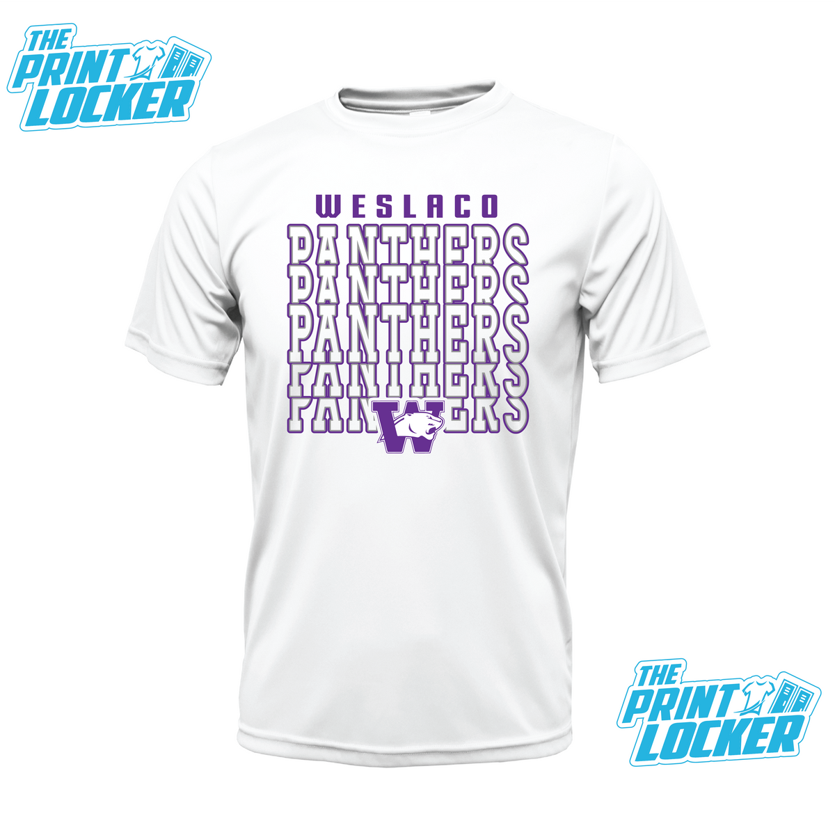 Panthers Stack Design Drifit Short Sleeve – The Print locker